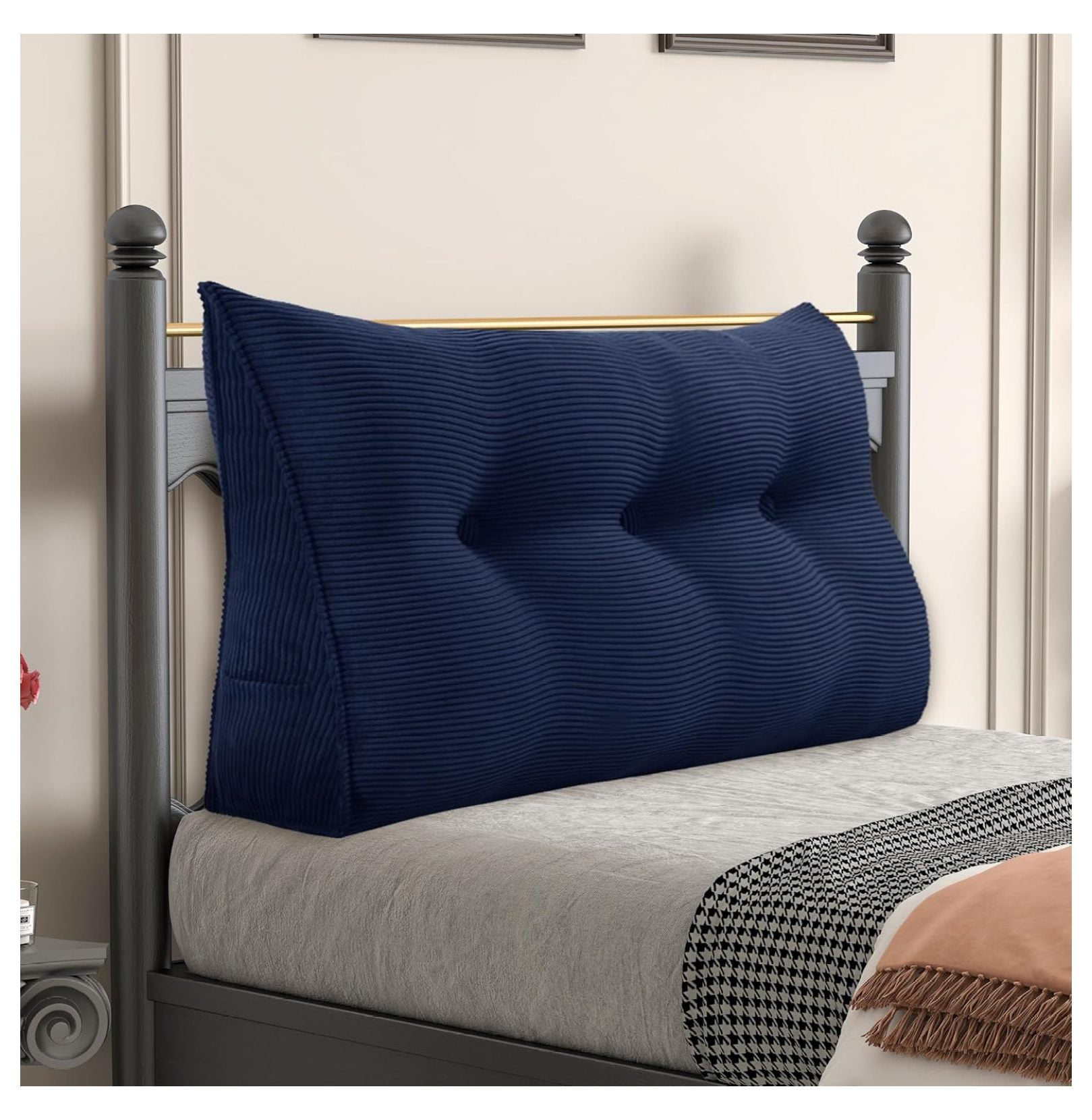Headboard Wedge Pillow Bed Wedge Pillow for Headboard Bolster Reading ...
