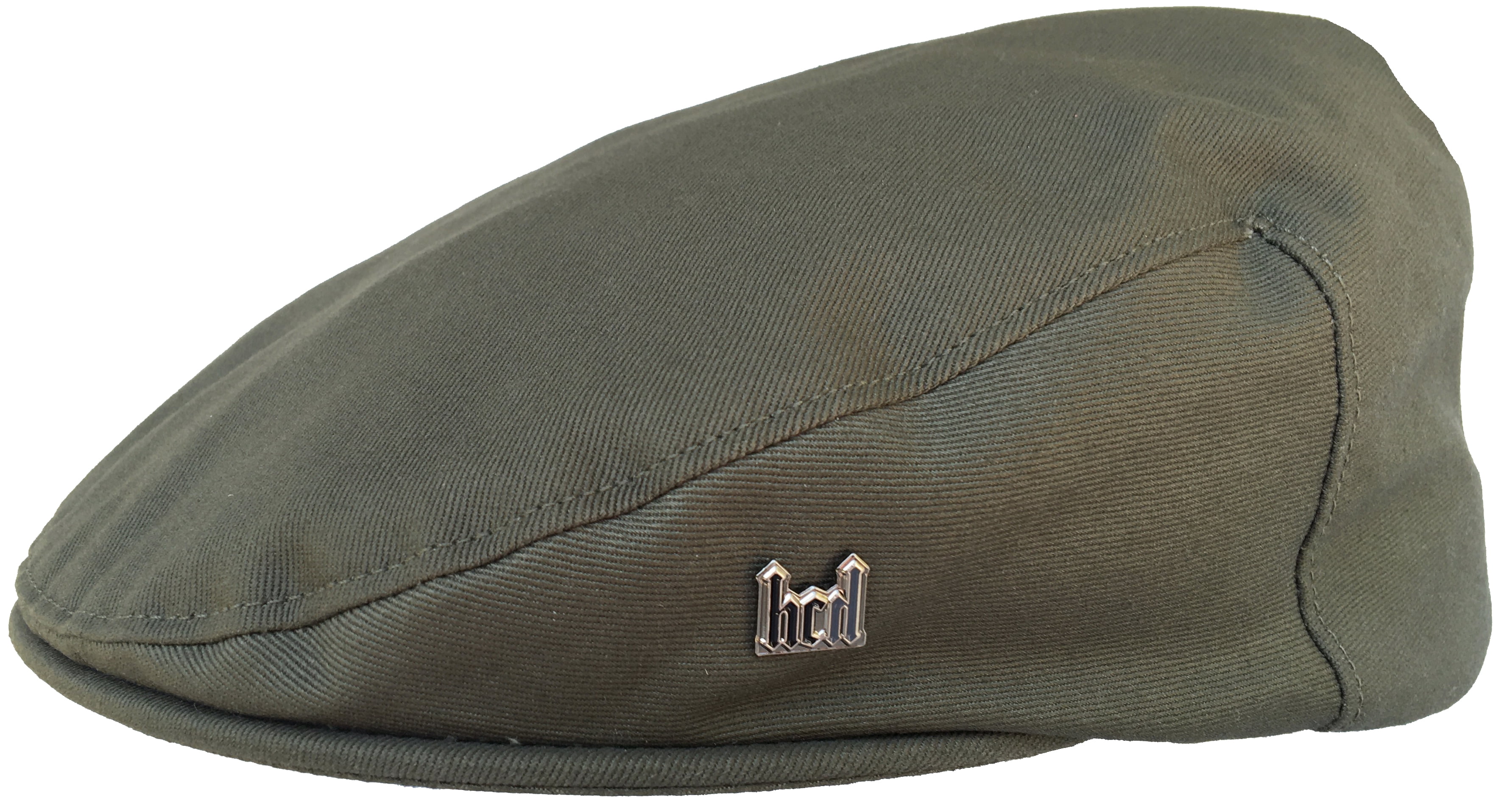 Headchange Made in USA 100% Cotton Summer Ivy Scally Cap (Olive / Large ...