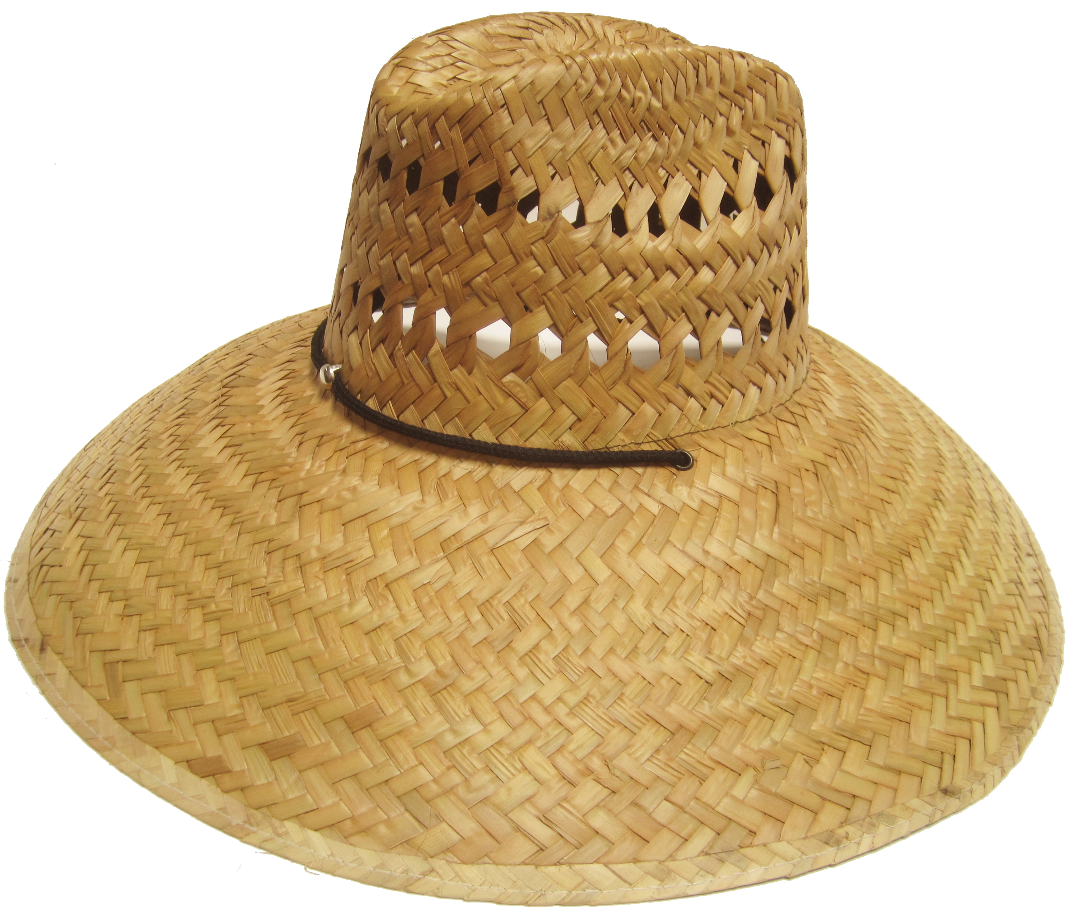 Headchange Wide Brim Lifeguard Hat Mexican Straw Beach Sun Summer Surf ...
