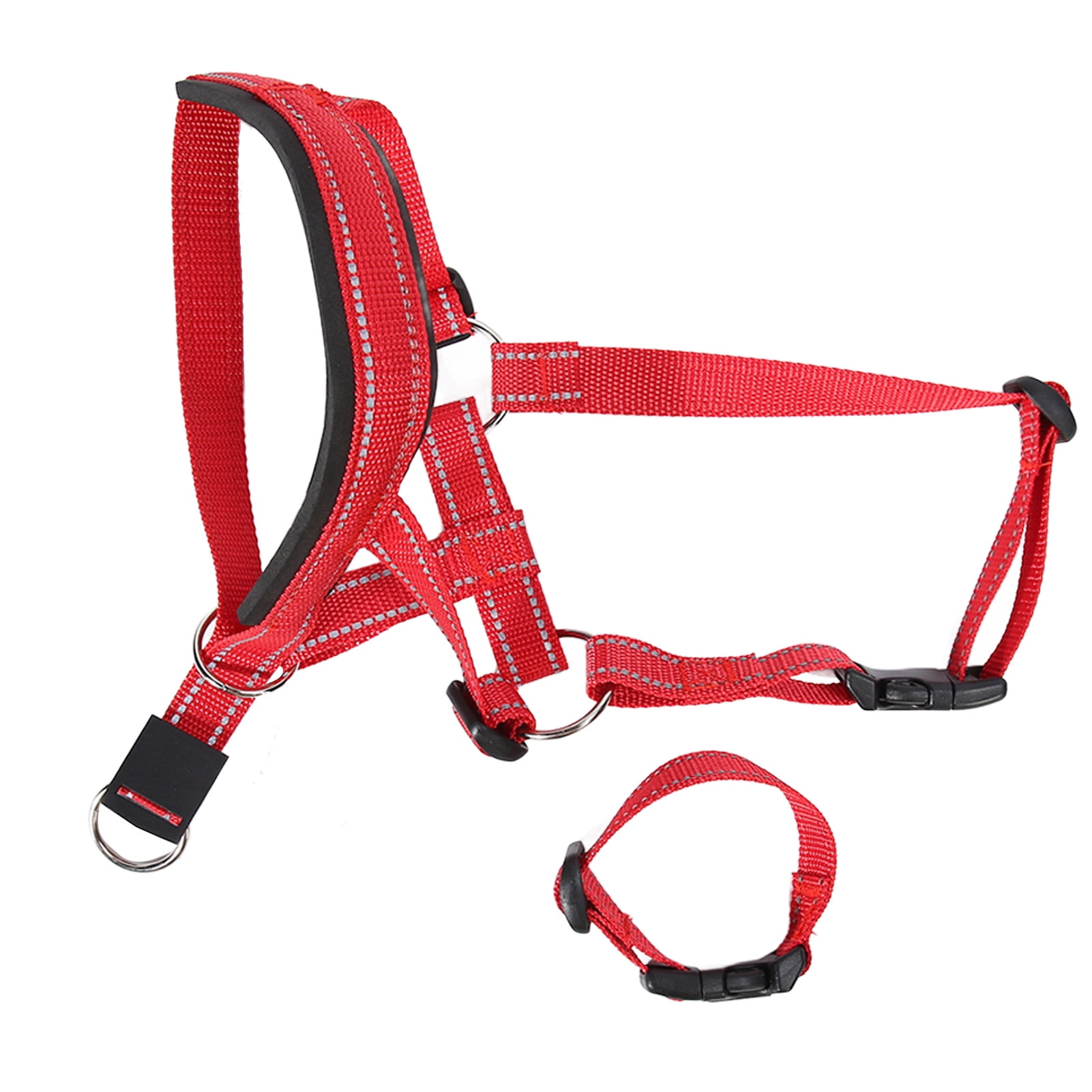 Headcollar Dog Muzzle Adjustable Breathable Prevent Biting Barking ...