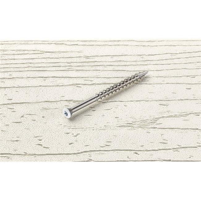 Headcote No. 7 x 2.25 in. Star Trim Head Stainless Steel Deck Screws ...