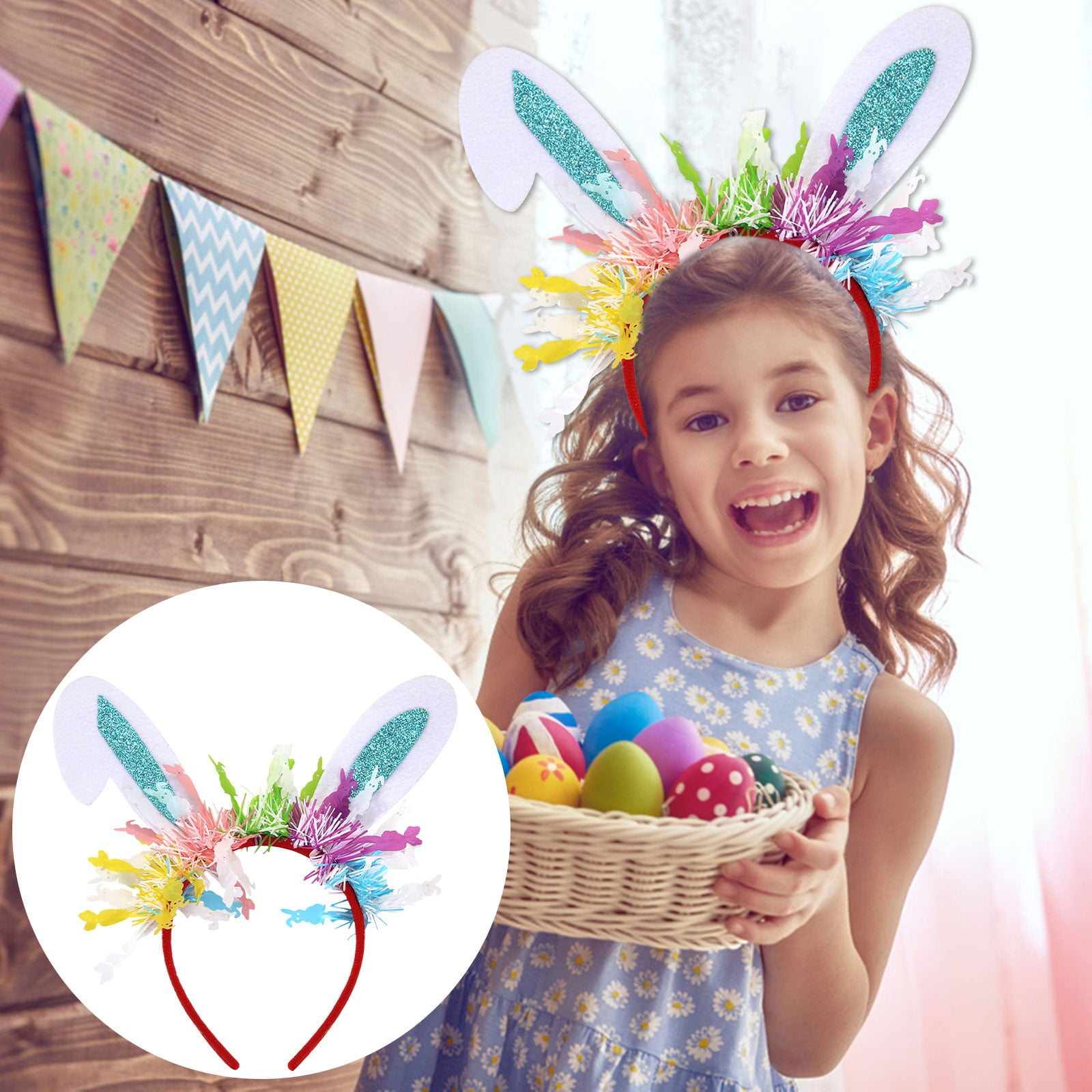 Headdress Seasonal Sales, New Cartoon Rabbit Ears Headband Easter Bunny ...
