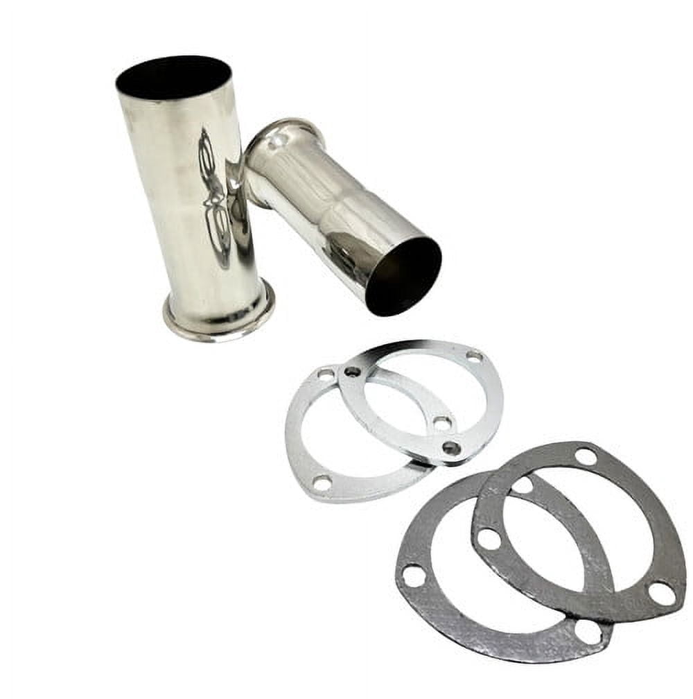 Header Collector Kit 3.00 " reduced to 2.50 Inch 304 Polished Stainless ...