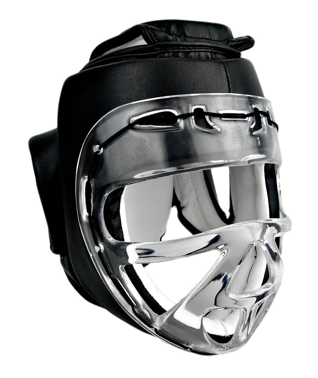 Headgear with Clear Face Shield Martial Arts Karate Taekwondo MMA ...