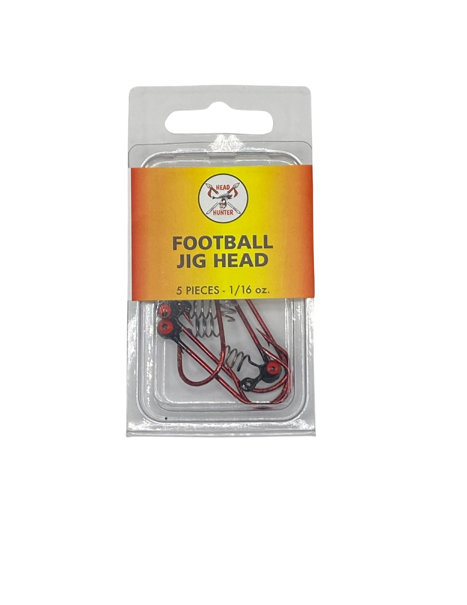 Headhunter Lures, Finesse Football Jig Head, Black, 1.16oz, 5ct ...