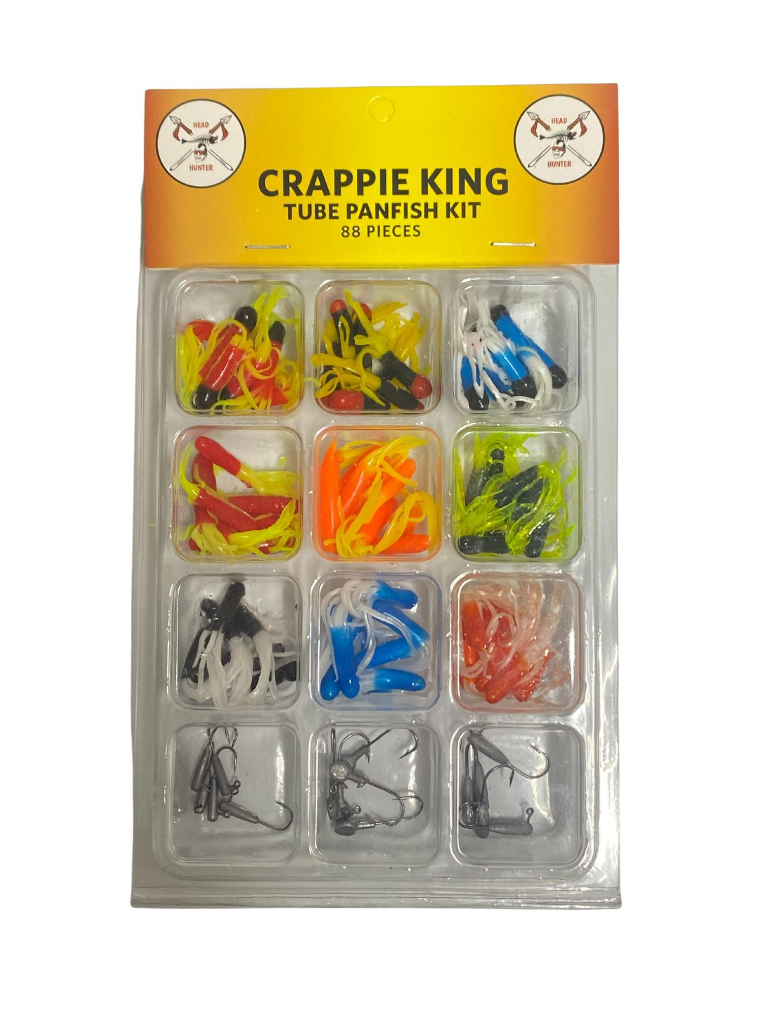 Headhunter Lures Tube Panfish Kit, 88pc Lure Kits - Walmart.com