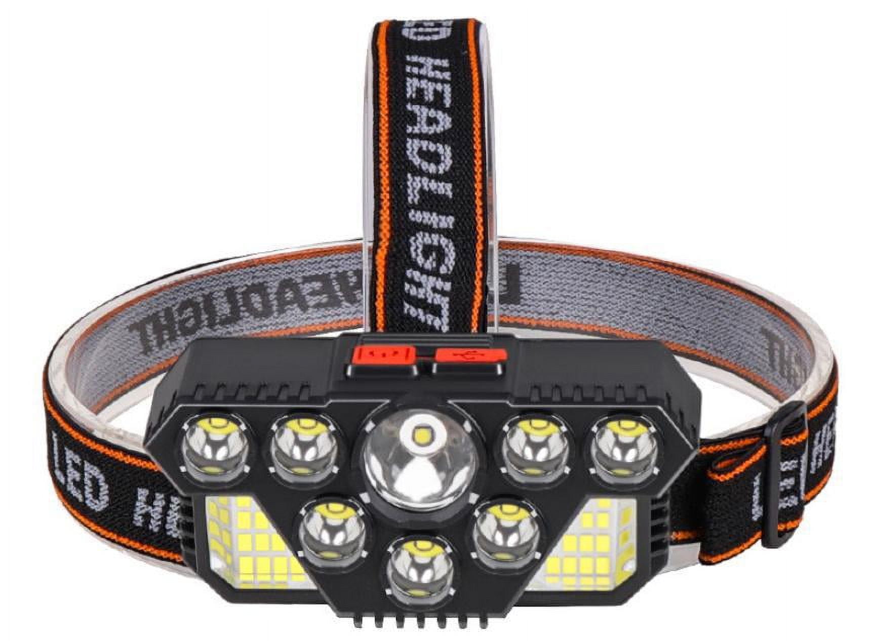 Headlamp, 8 LED Head Torch 8 Light Modes, Ultra Powerful LED Headlamp ...