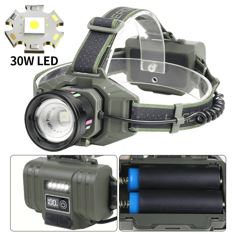 Headlamp Flashlight, 800-1000 Lumen Ultra-Light Bright LED Rechargeable ...