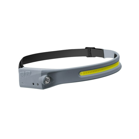Headlamp LED Rechargeable Jogging Head Torch, USB COB Running ...