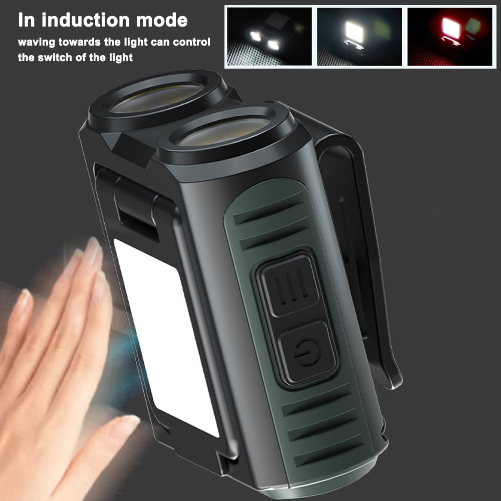 Headlamp,Portable Clip Clamp Usb Headlamp Portable Waterproof Clamp Usb ...