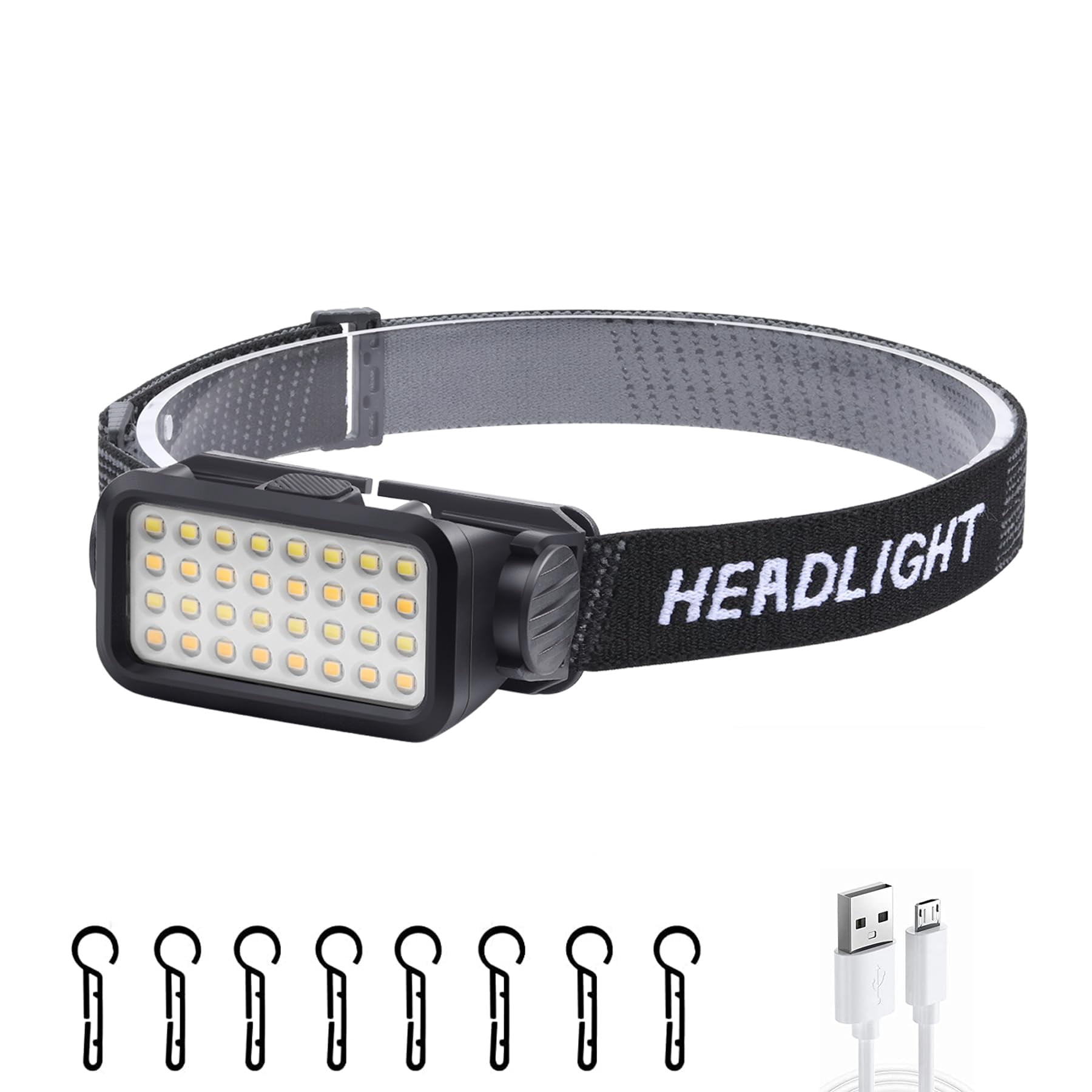 Headlamp Rechargeable, 1000 Lumen Super Bright Head Lamps Outdoor LED ...