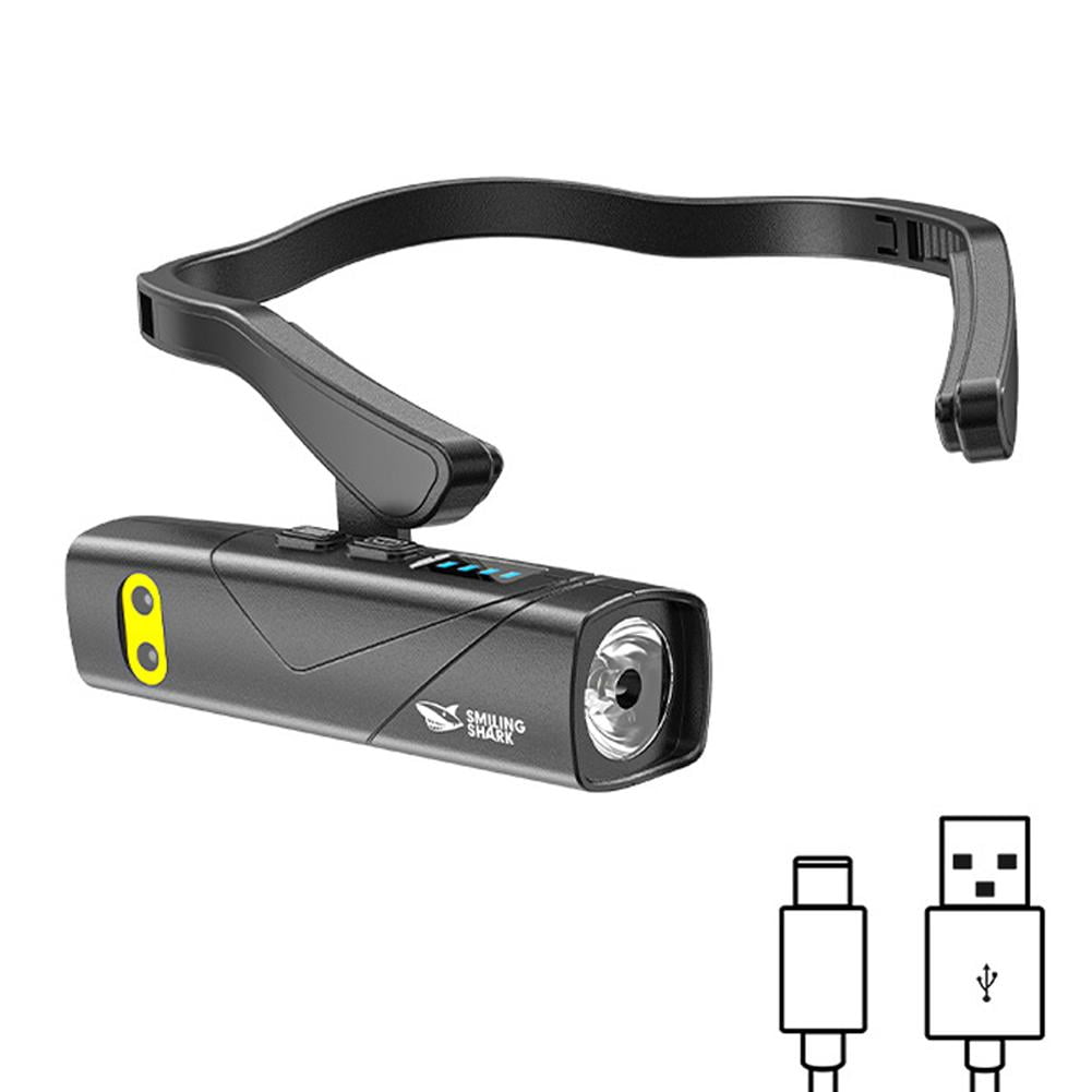 Headlamp Rechargeable 2025 Ear-Mounted LED Head Torch 1000 Lumen Motion ...