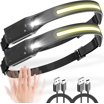 Bright 5 LED Clip on Hat Head Cap Light headlamp Flashlight - Walmart.com