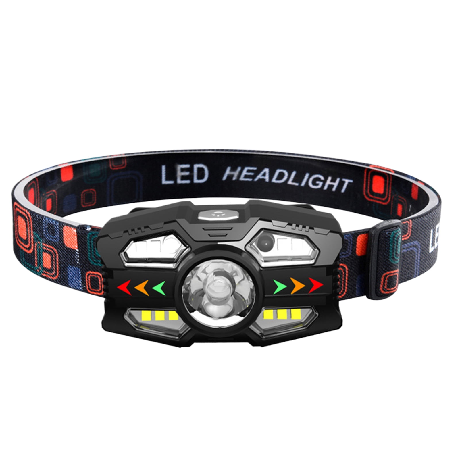 Headlamp Rechargeable,High Lumen Head Band Light,Inspection LED Head ...