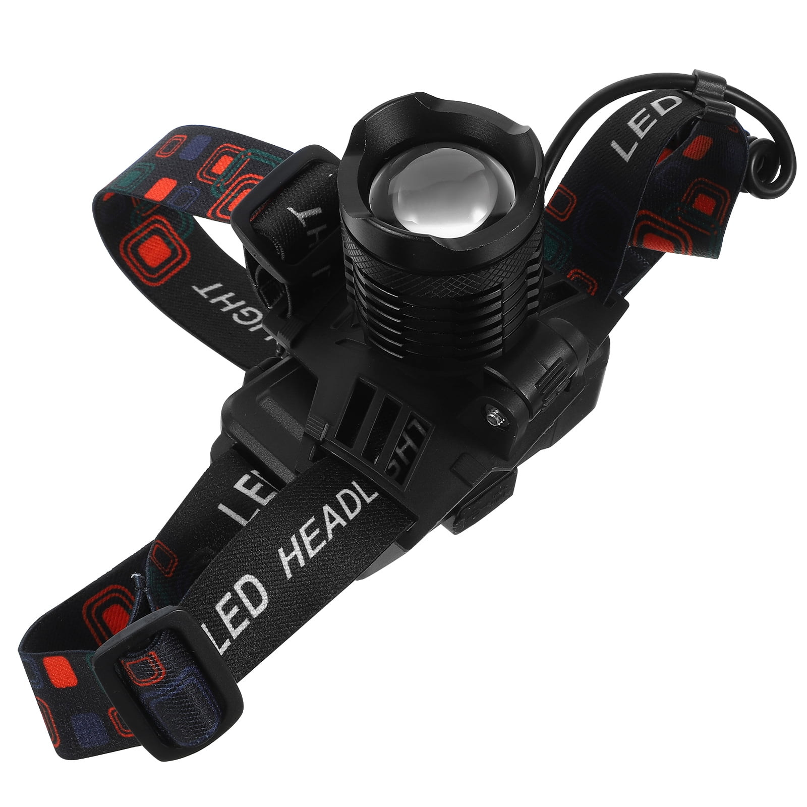 Headlamp Rechargeable LED Headlight Flashlight, 4 Modes Waterproof Head ...