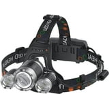 LED Headlamp, Rechargeable, Waterproof, 6000 Lumens, 4 Modes ...