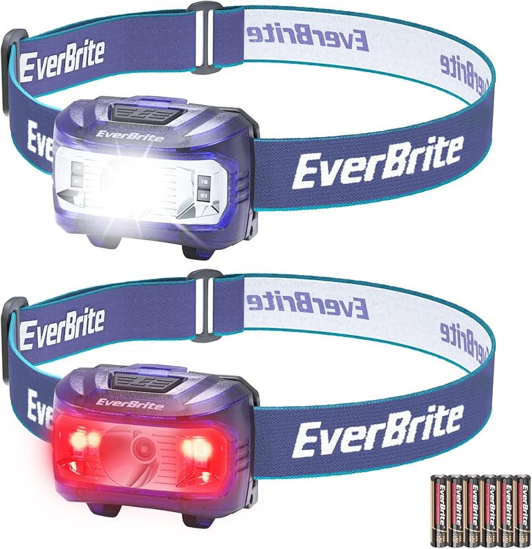Headlamp with Red Light and Memory Function, Head Lamp for Adults and ...