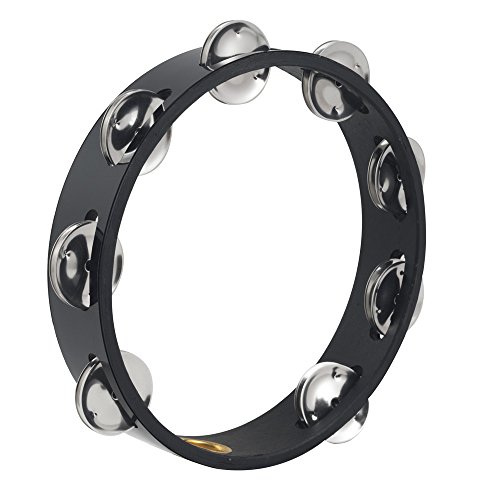 Headless 8 inch Tambourine (Single Jingle; Black; Teen/Adult) - Walmart.com