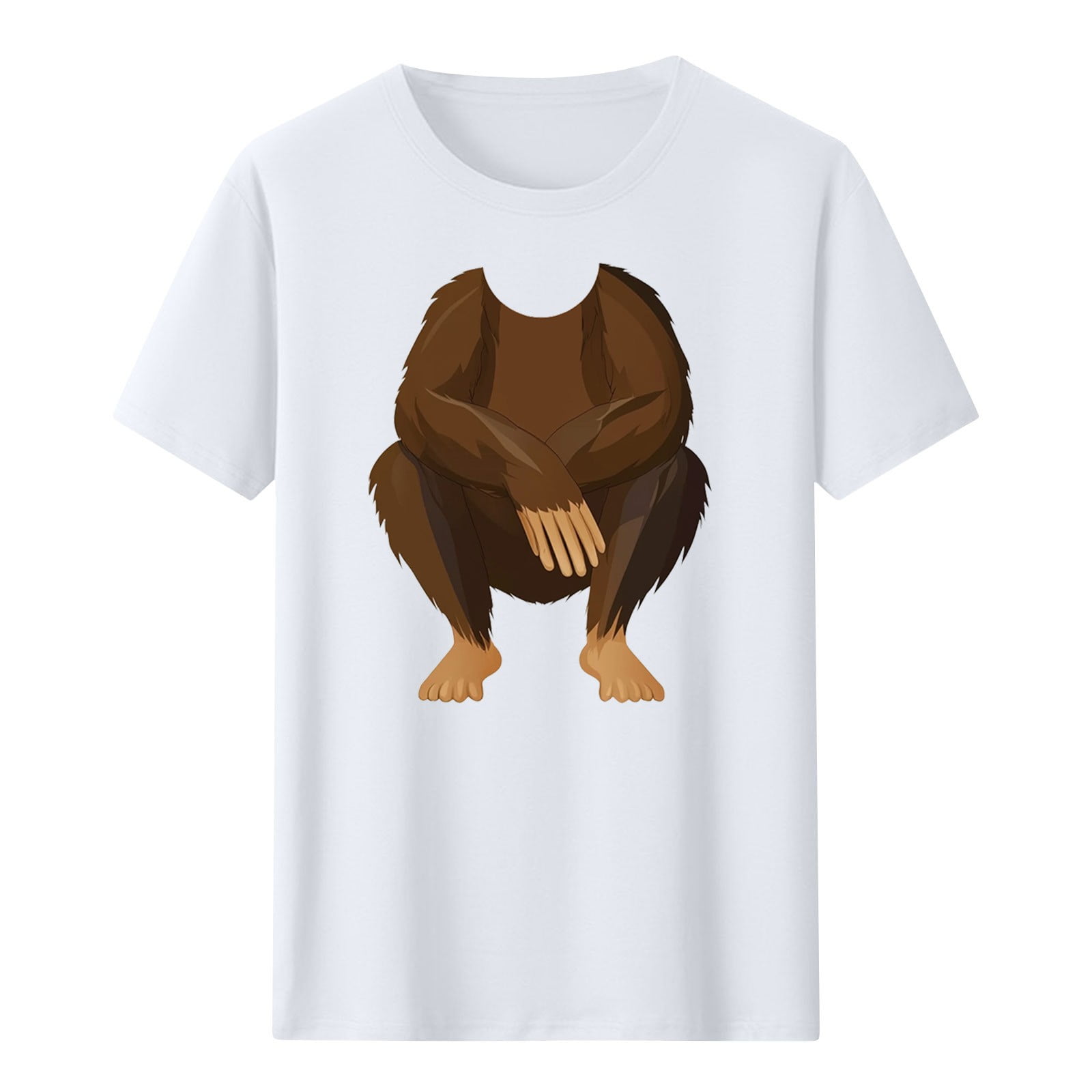 Headless Animal Costume T-Shirt - Funny Lazy Gift Graphic Tee | Novelty ...
