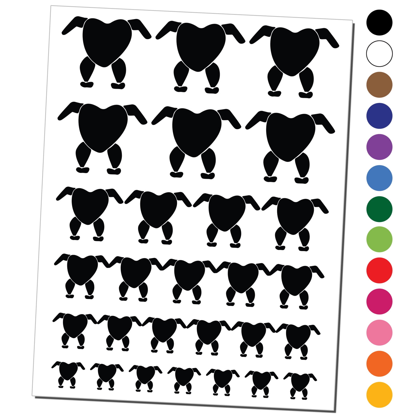 Headless Chicken Water Resistant Temporary Tattoo Set Fake Body Art ...