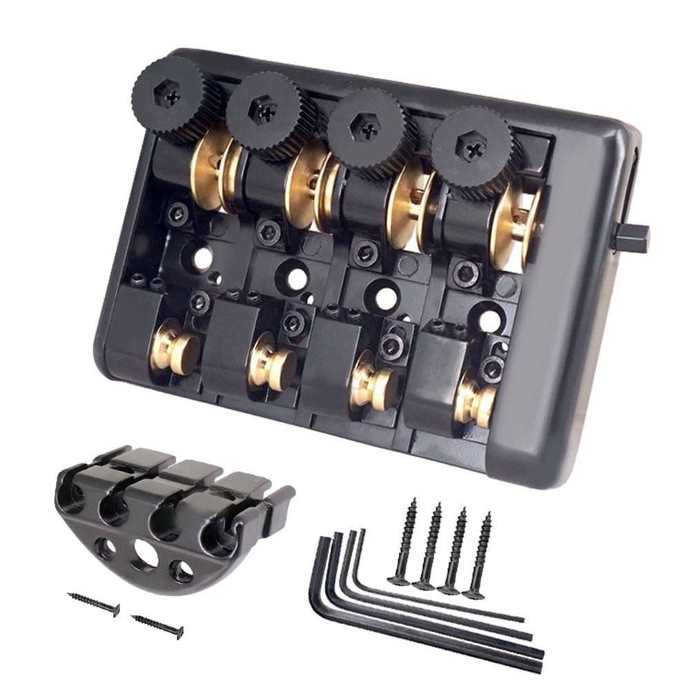 Headless Electric Bass Stretcher Plate Professional Travel Bass Bridge ...