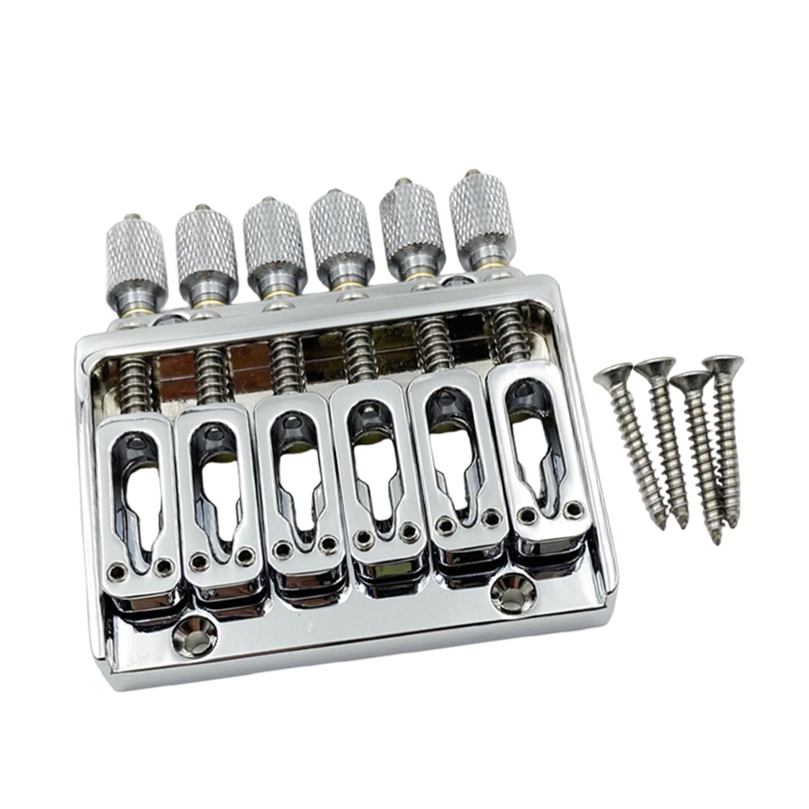 Headless Electric Guitar Bridge Fixed Saddle Assembly Zinc Alloy ...