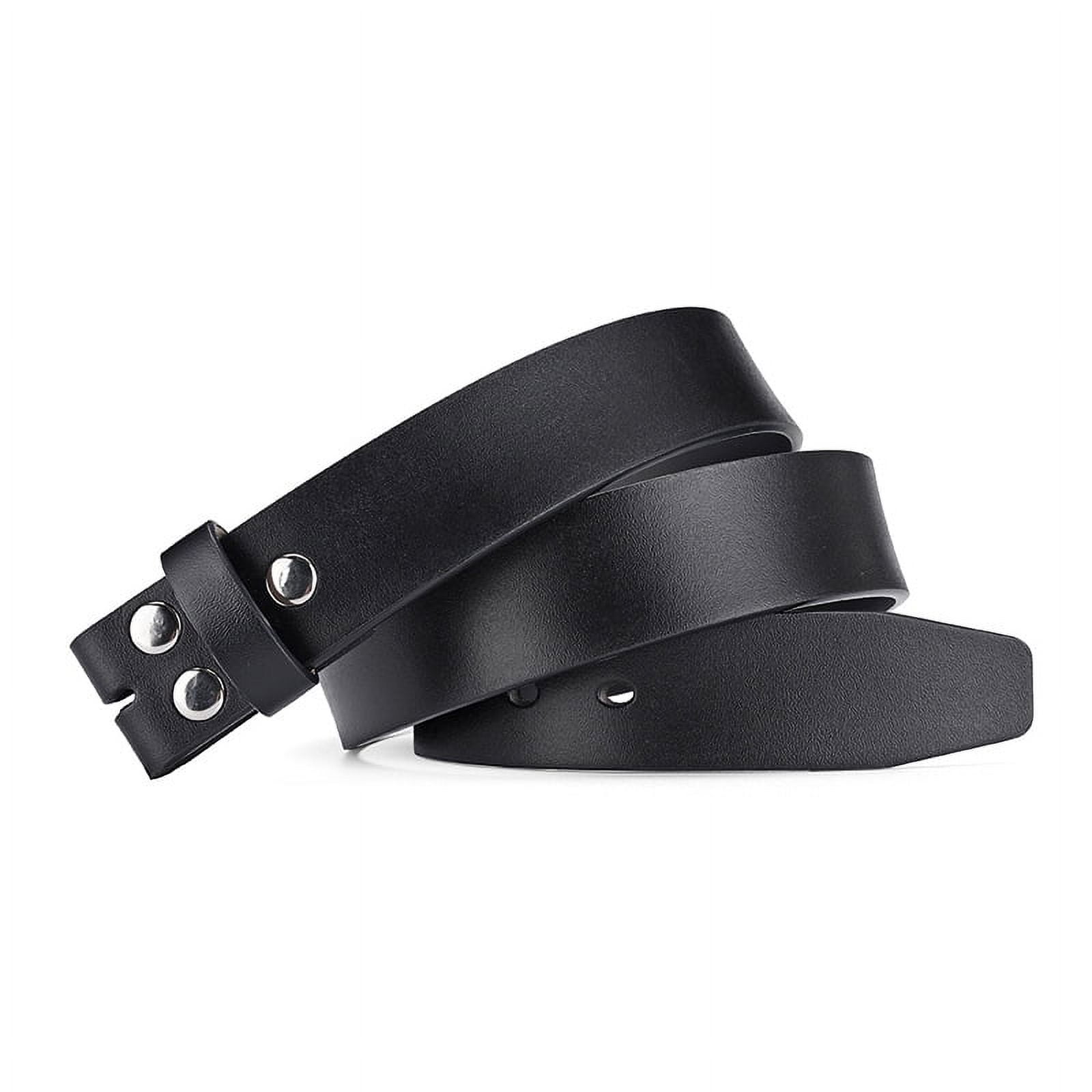 Headless belt four-button leather belt body classic business men's ... Headless belt four-button leather belt body classic business men's ...