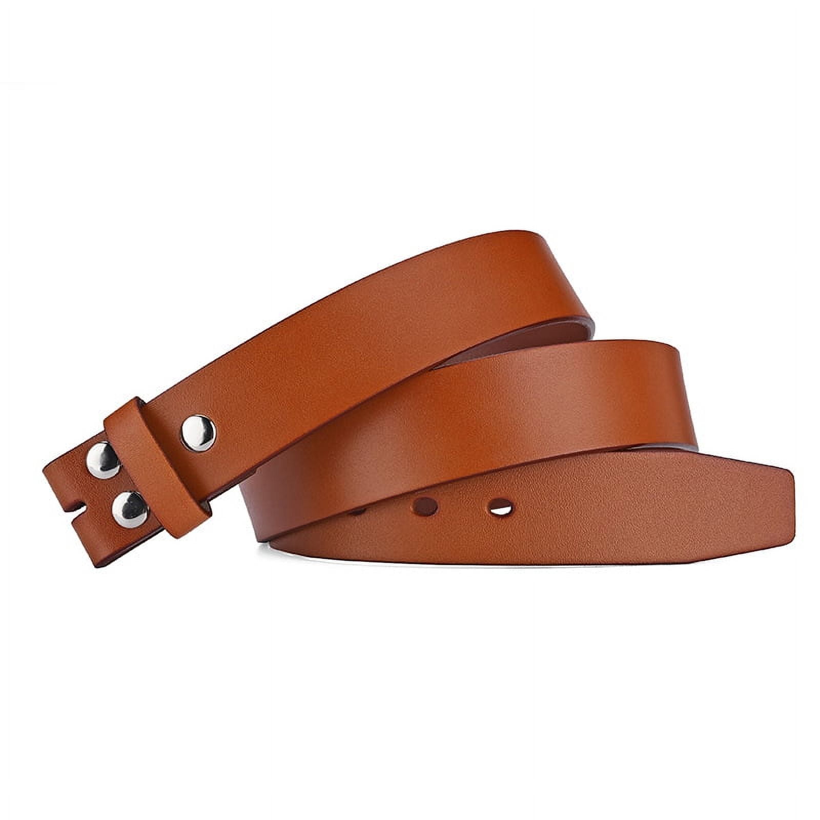 Headless belt four-button leather belt body classic business men's ... Headless belt four-button leather belt body classic business men's ...