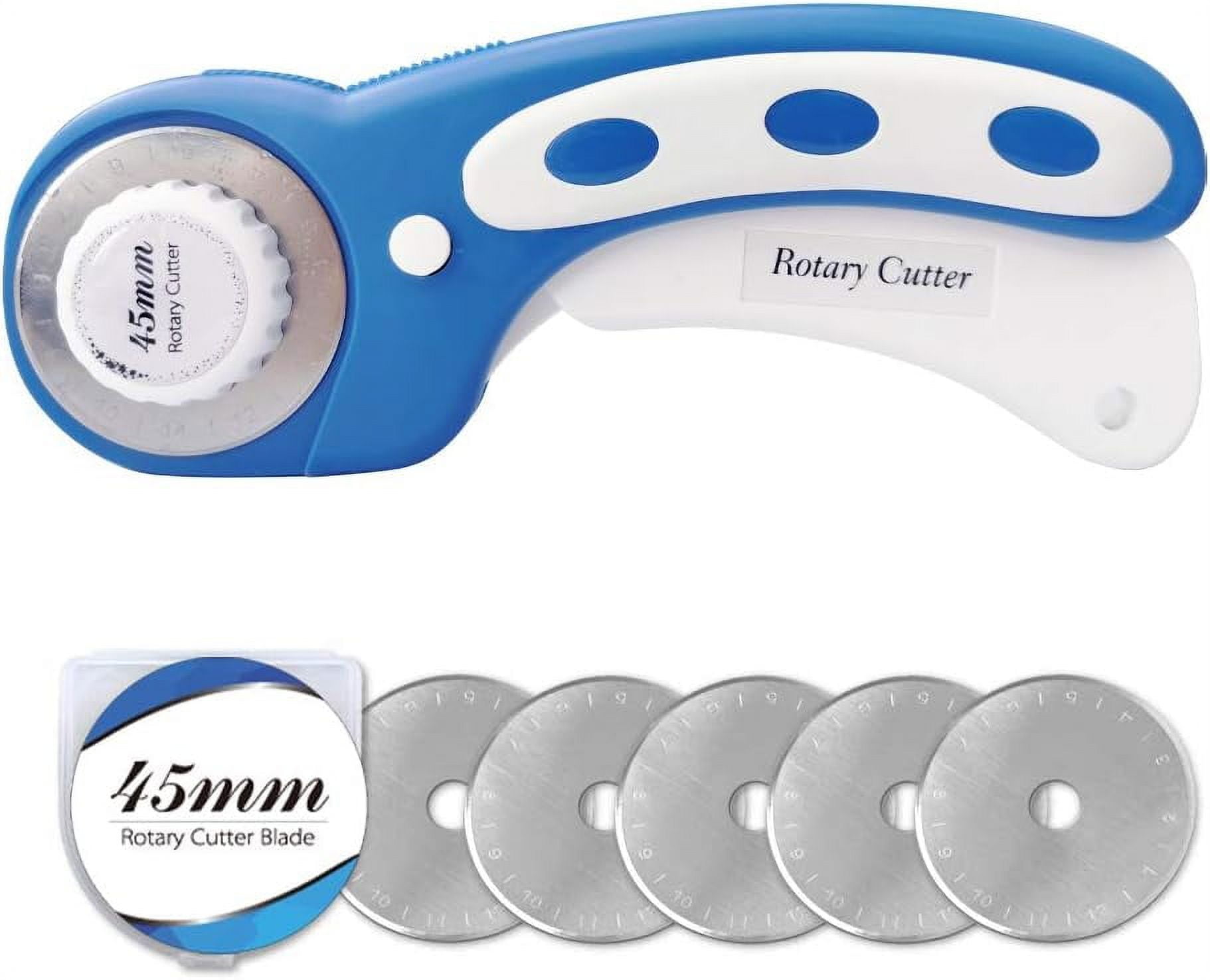 Headley 45mm Ergonomic Rotary Cutter with Extra Blades - Navy Blue ...