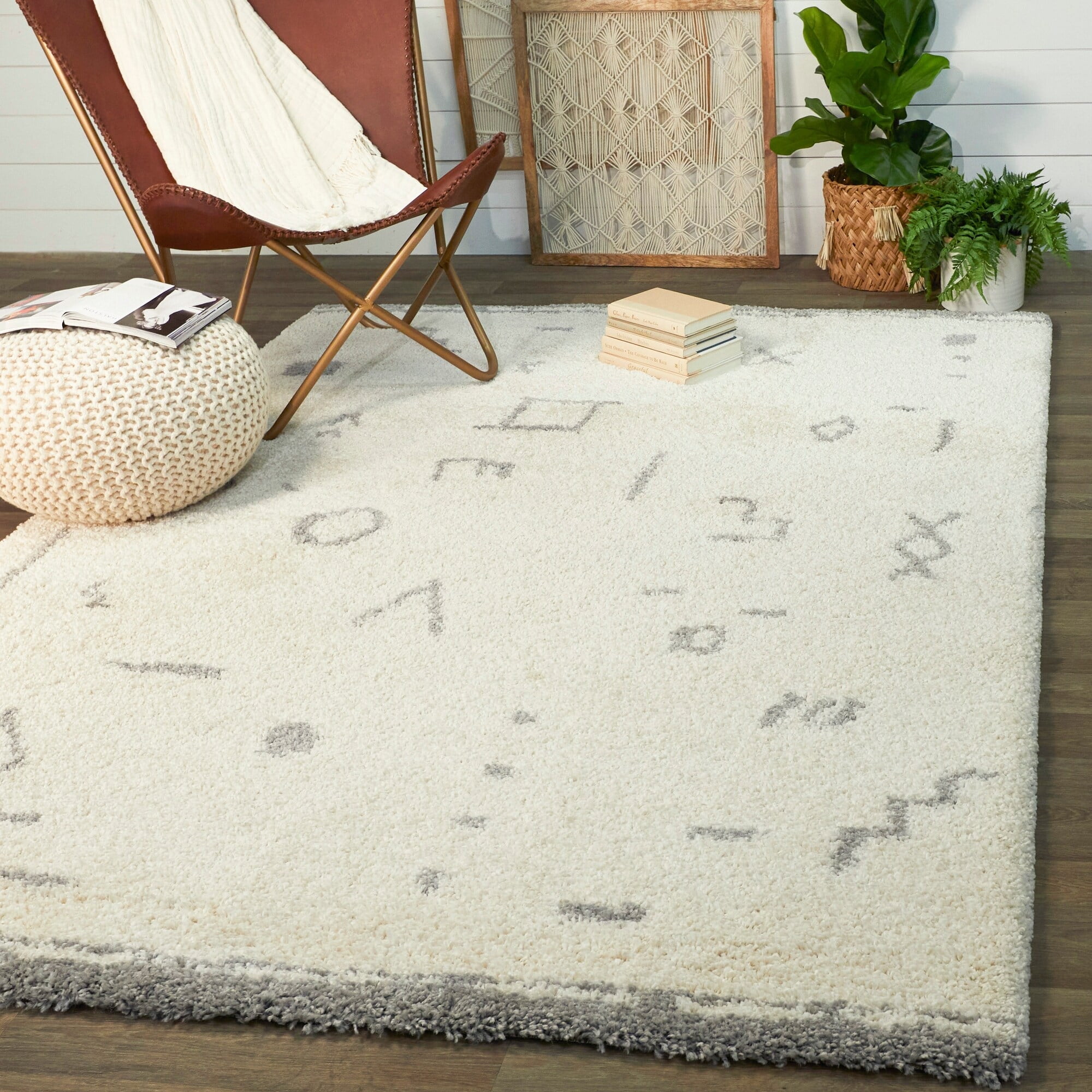 Headley Tribal Shag Area Rug - Walmart.com