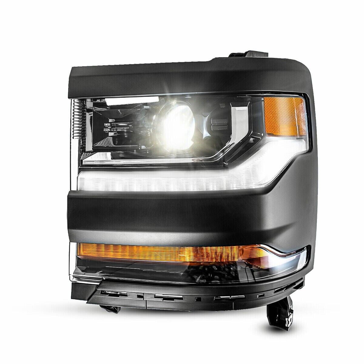 Headlight Assembly for 2016 2017 2018 2019 Chevy Silverado 1500 Xenon ...
