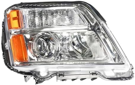 Headlight Assembly Chrome Housing + Amber Reflector Replacement For ...