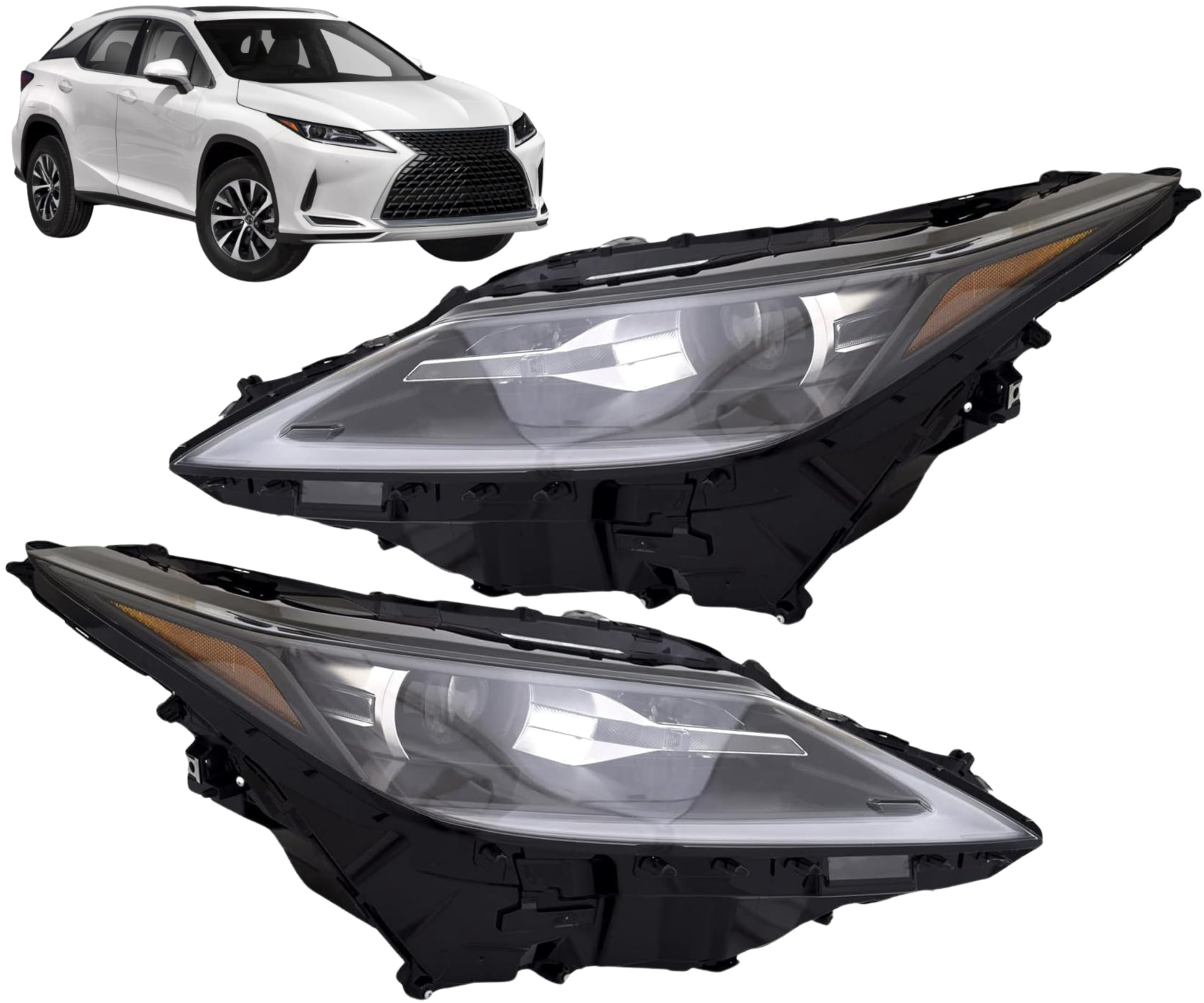 Headlight Assembly Compatible With Lexus 2020 2021 2022 RX350- RX350L ...