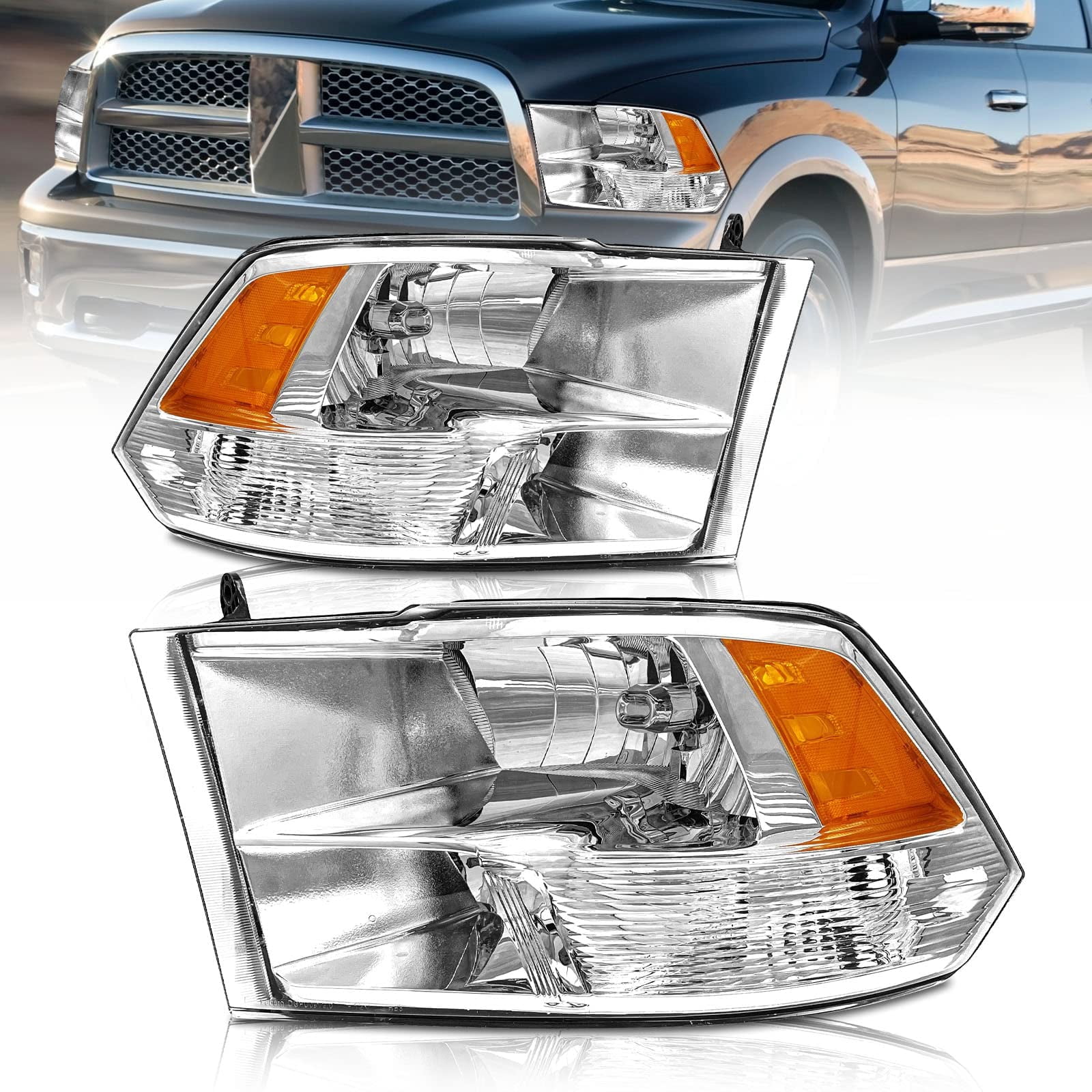 AS Headlight Assembly Compatible RRF12 with 2009 2010 2011 2012 2013 ...