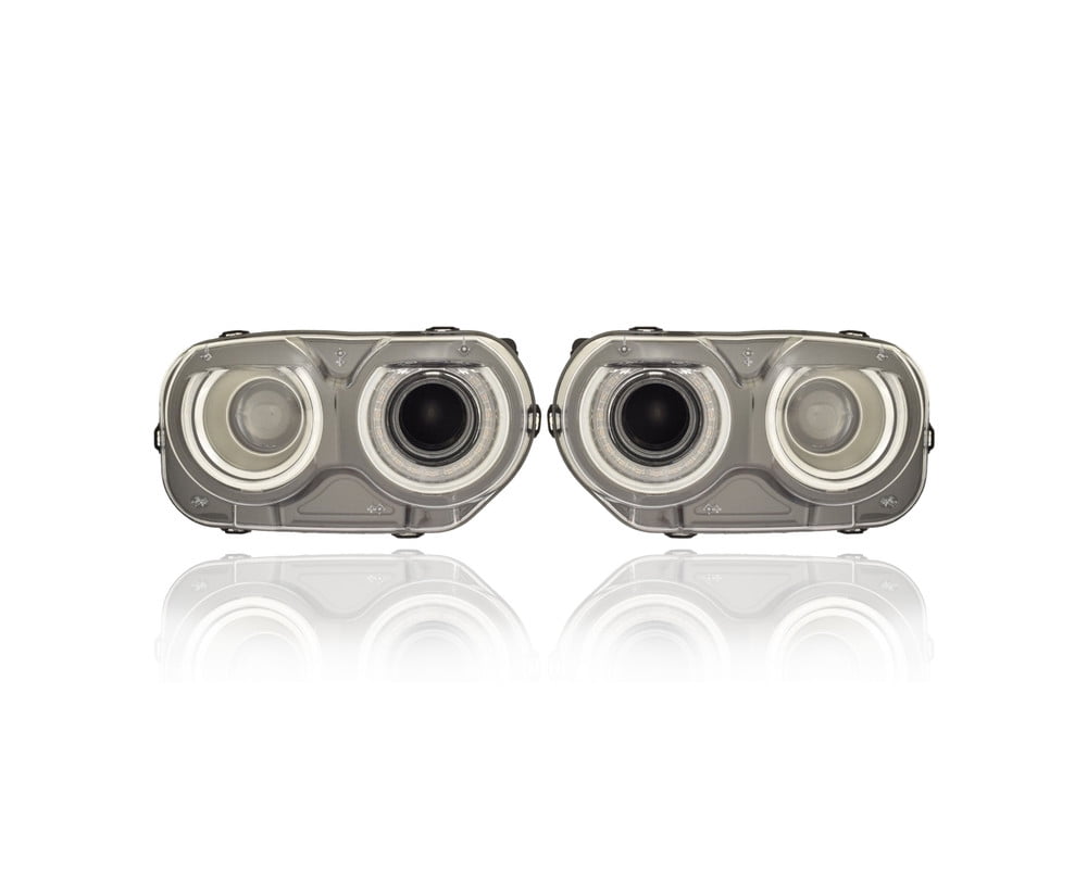 Headlight Assembly - Compatible/Replacement for '15-22 Dodge Challenger RT/Scat Pack/SRT Hellcat ...