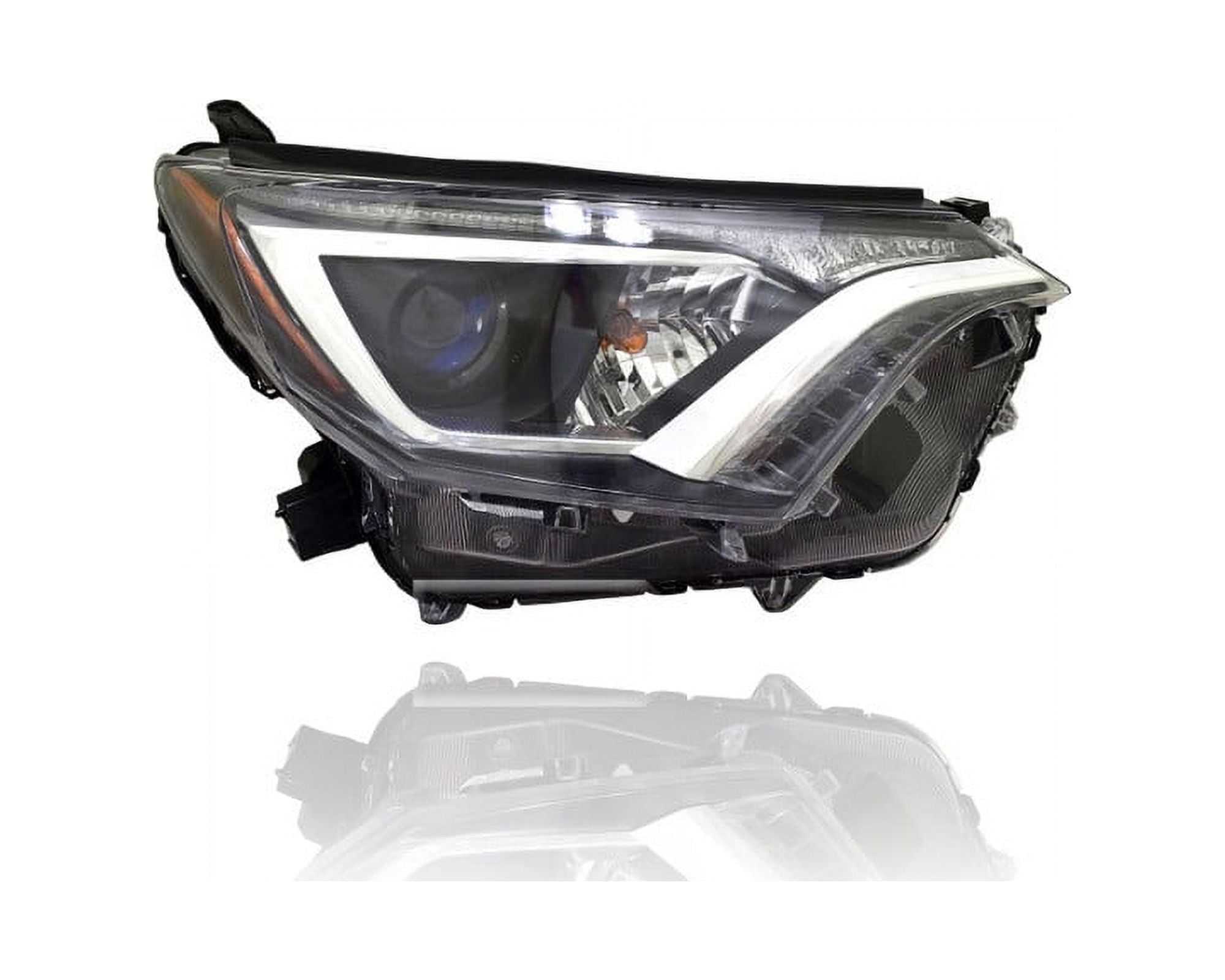 Headlight Assembly - Compatible/Replacement for '16-18 Toyota RAV4 ...
