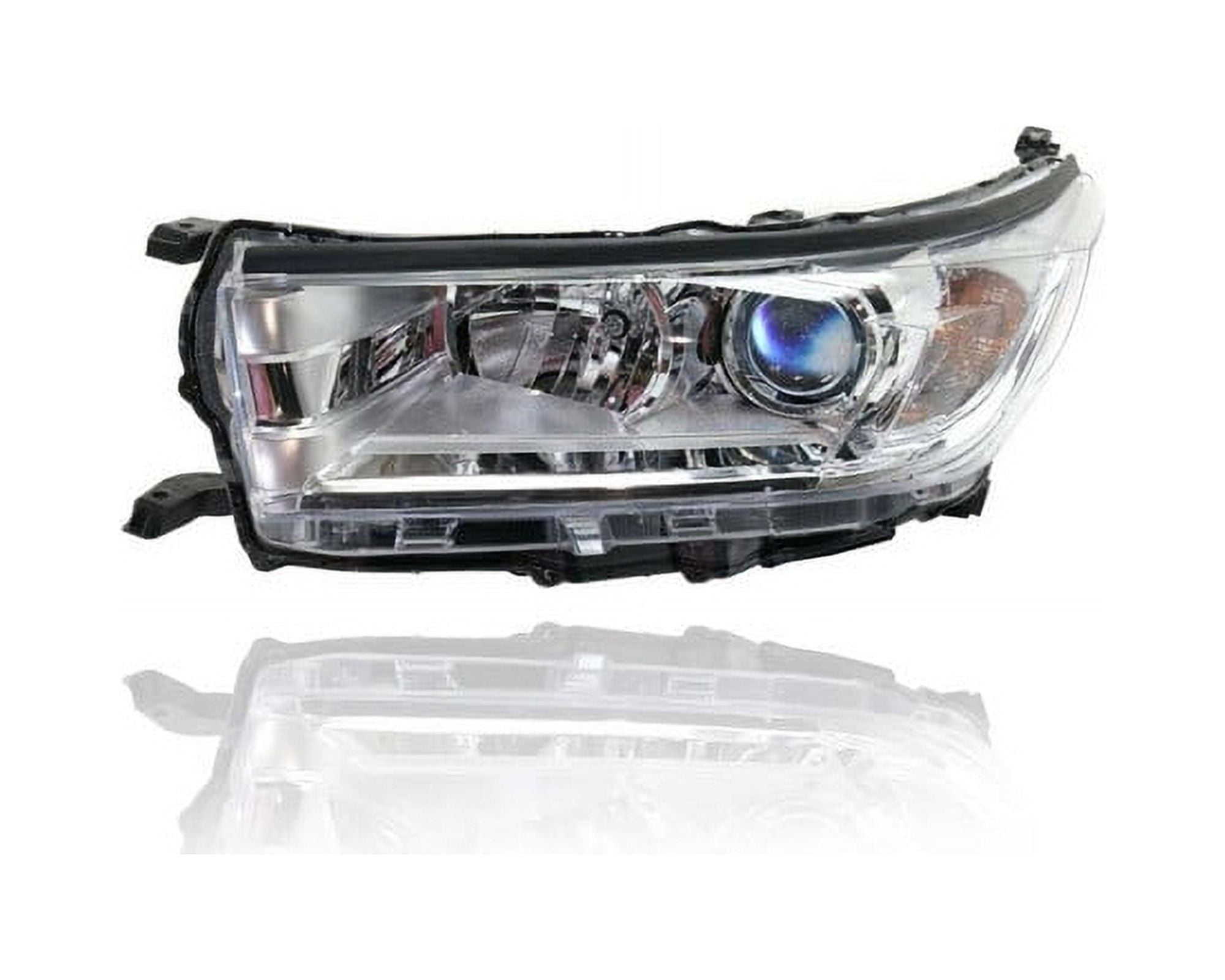 Headlight Assembly - Compatible/Replacement for '17-19 Toyota Highlander/Hybrid LE/LE Plus/XLE ...