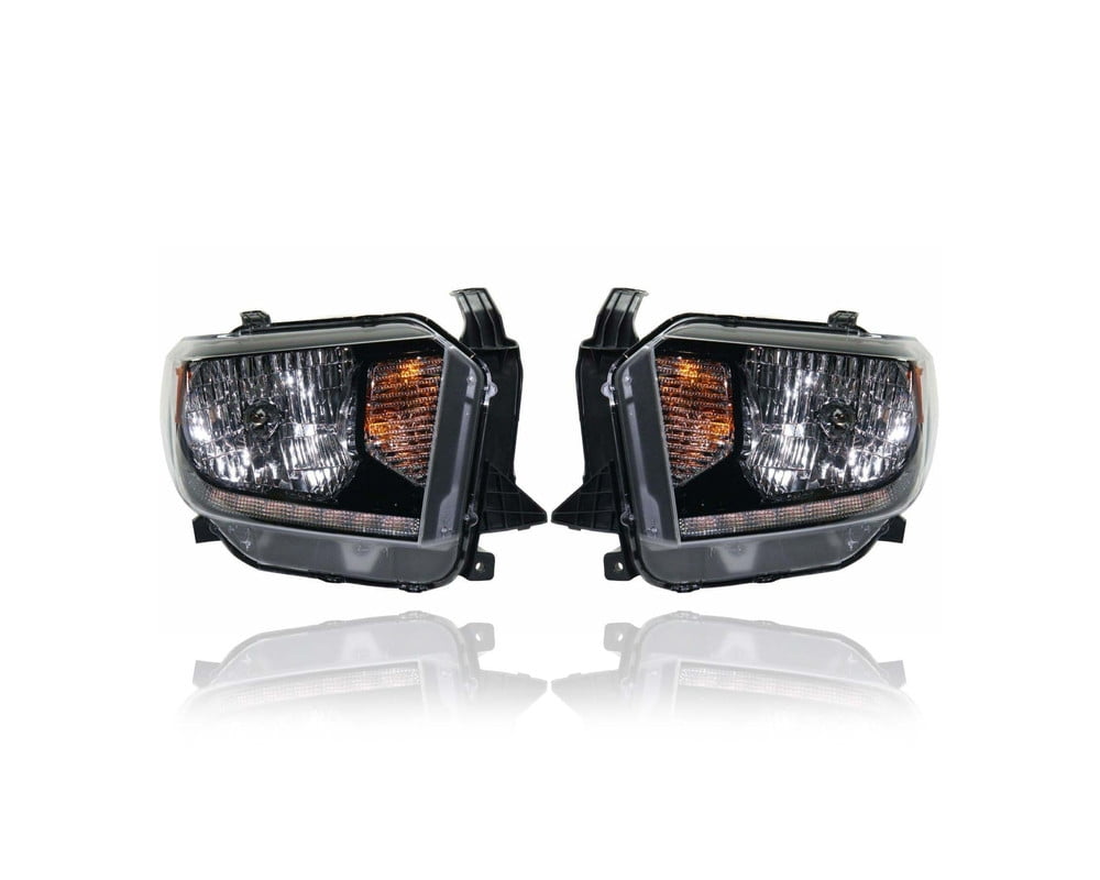Headlight Assembly - Compatible/Replacement for '18-21 Toyota Tundra SR ...
