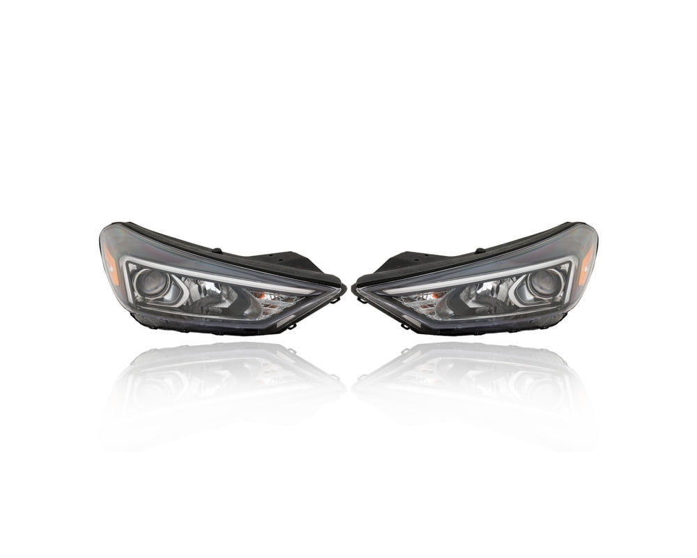 Headlight Assembly - Compatible/Replacement for '19-21 Hyundai Tucson ...