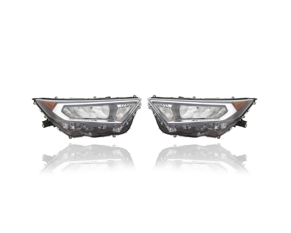 Headlight Assembly - Compatible/Replacement for '19-21 Toyota RAV4 XLE ...