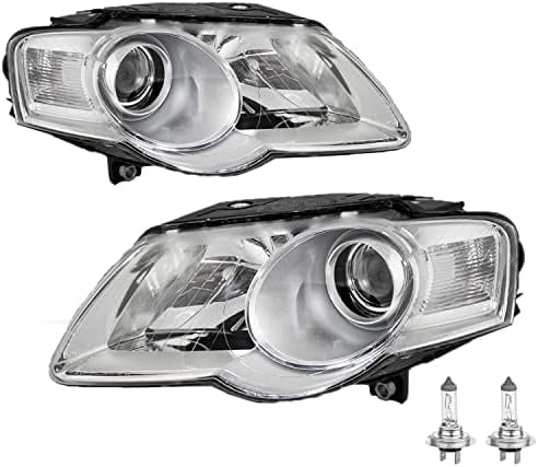 Headlight Assembly Compatible with 2006-2010 VW Passat B6 Driver and ...