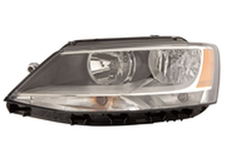 Headlight Assembly - Cooling Direct Fit/For 11-14 Volkwagen VW Jetta ...
