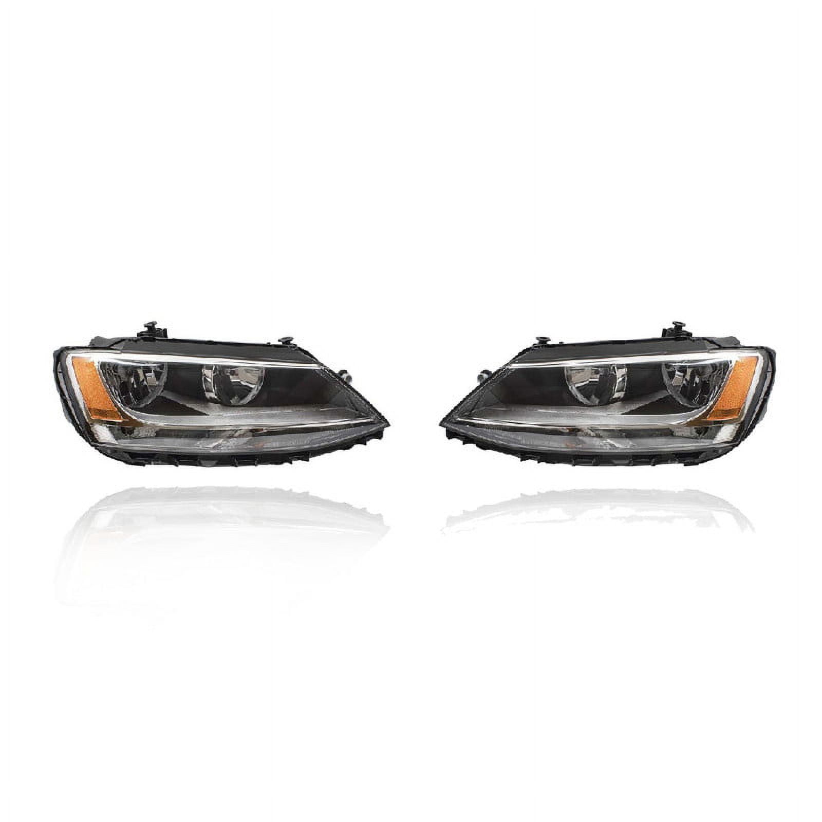 Headlight Assembly - Cooling Direct Fit/For 15-18 Volkswagen Jetta/GLI ...