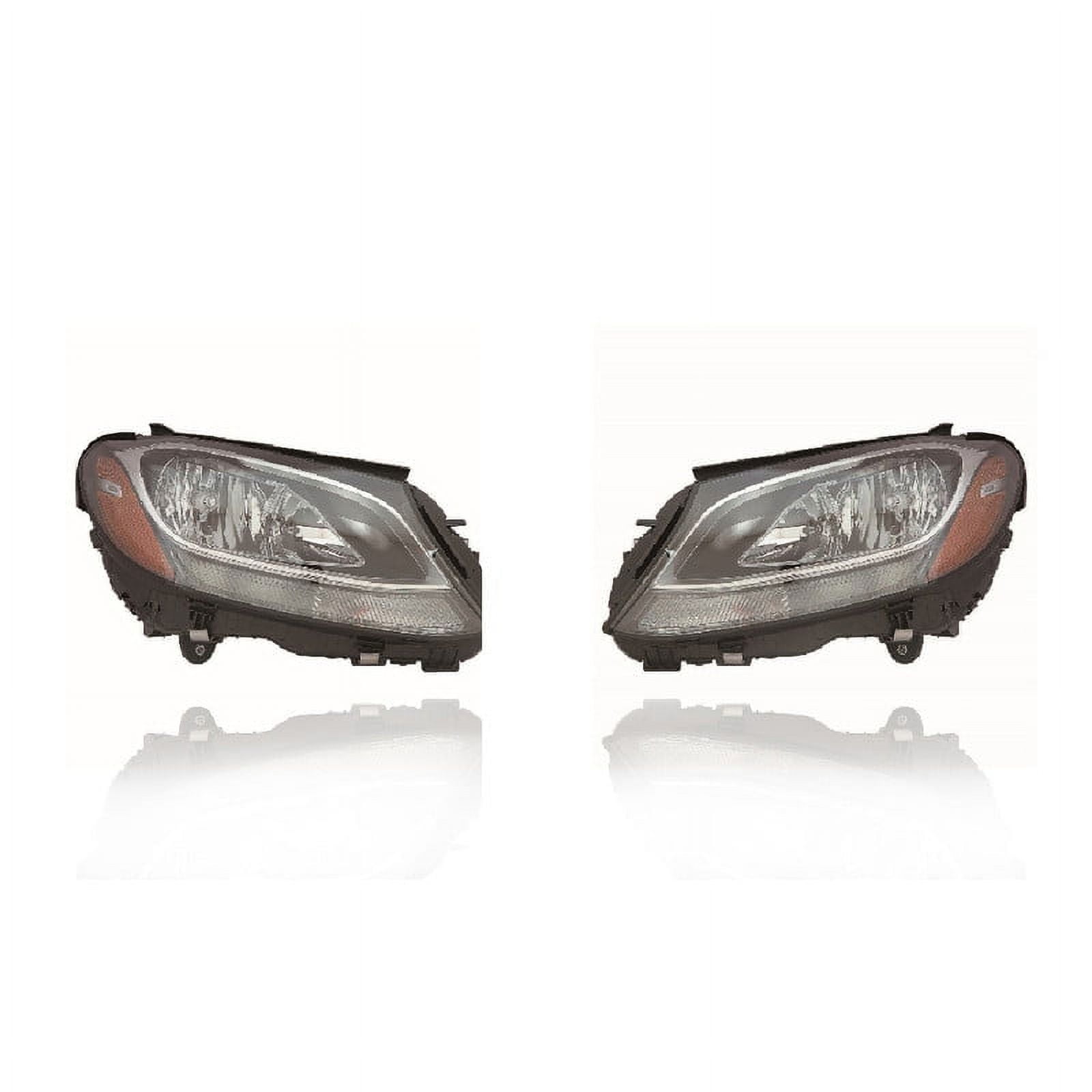 Headlight Assembly - Cooling Direct Fit/For 15-20 Mercedes-Benz C-Class ...