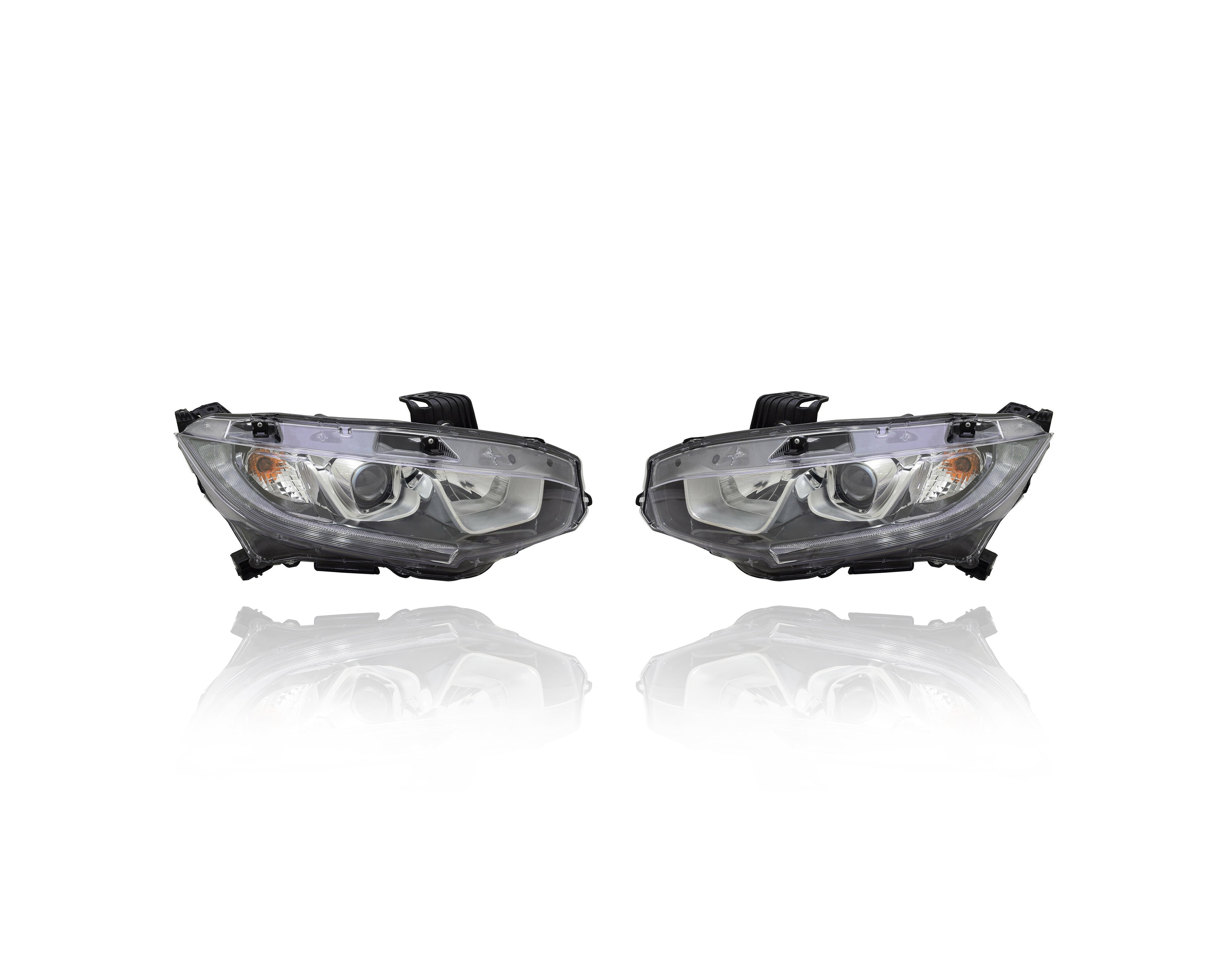 Headlight Assembly - Cooling Direct Fit/For 16-19 Honda Civic Coupe, 16 ...