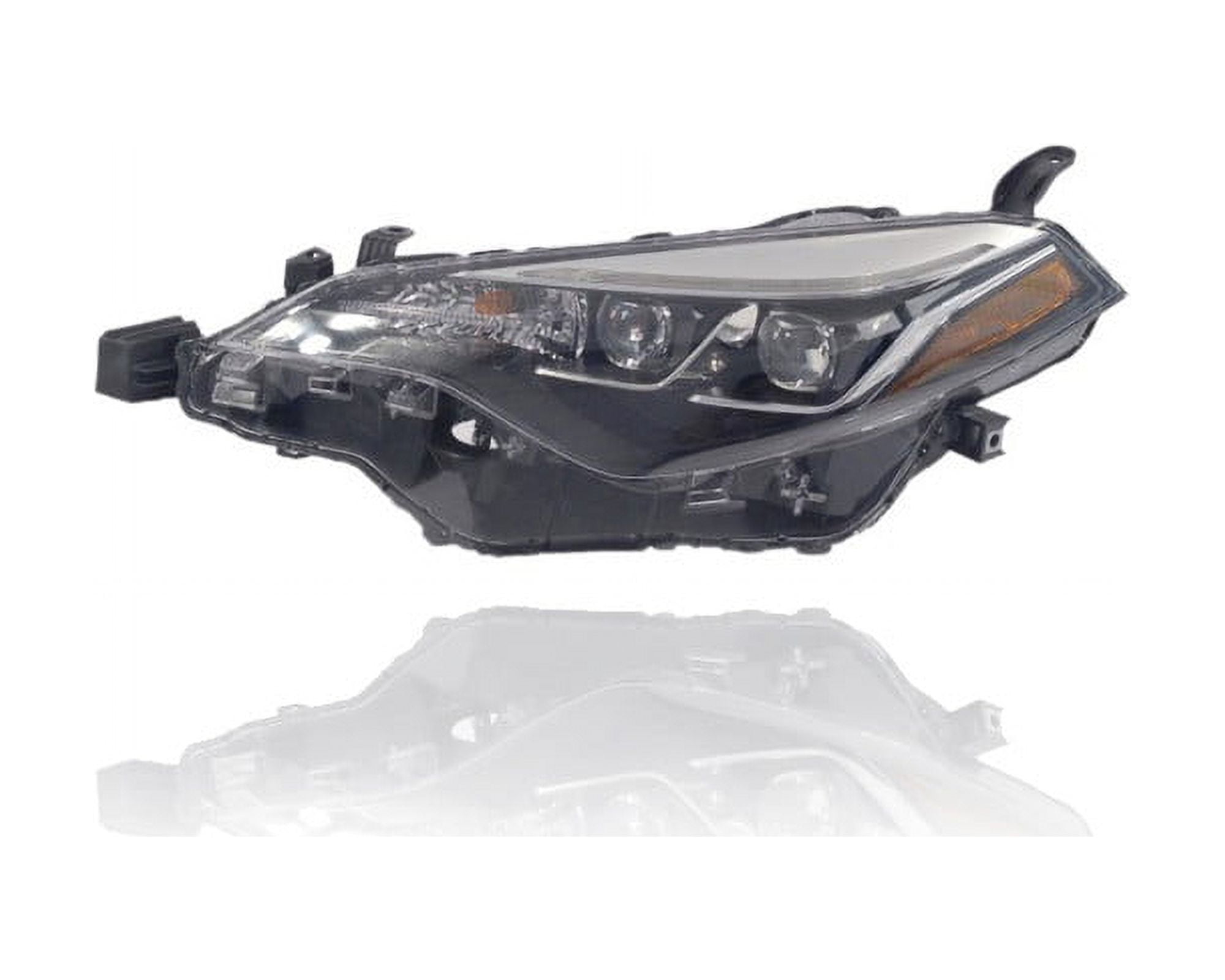 Headlight Assembly - Cooling Direct Fit/For 17-19 Toyota Corolla-SE/XLE ...