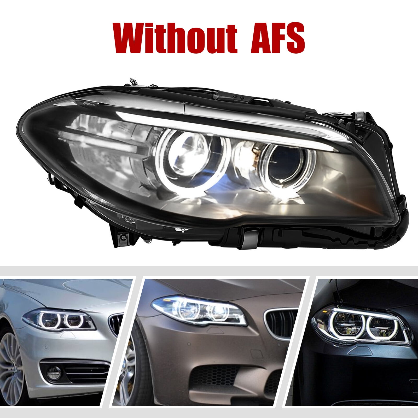 Headlight Assembly Fit for 2014-2017BMW 5 Series F10/F18 HID Headlamp W ...
