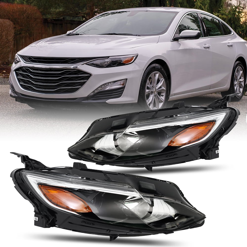 Headlight Assembly Fit 2019-2022 Chevy Malibu 2019 2020 2021 2022 Chevy Malibu Front Head lights ...