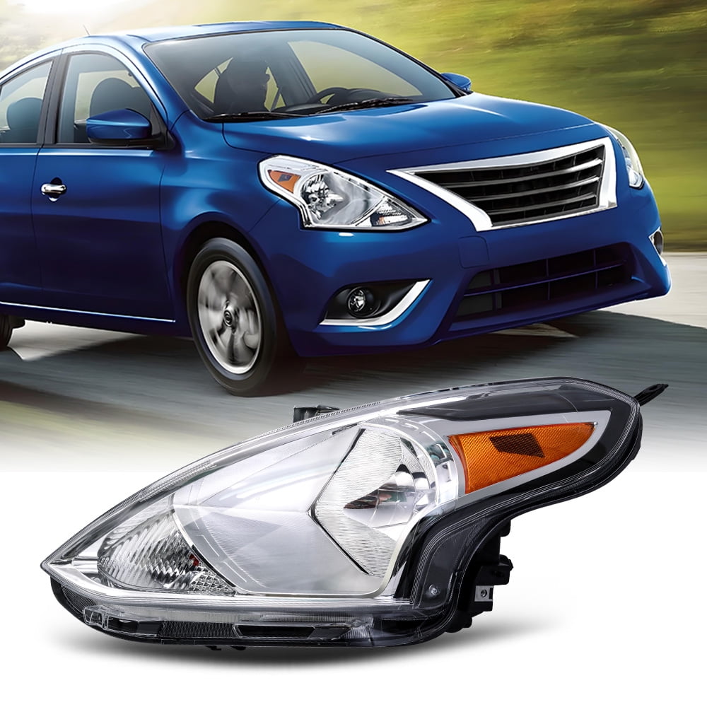 Headlight Assembly Fit for 2015-2019 Versa Left Driver Side,Amber ...