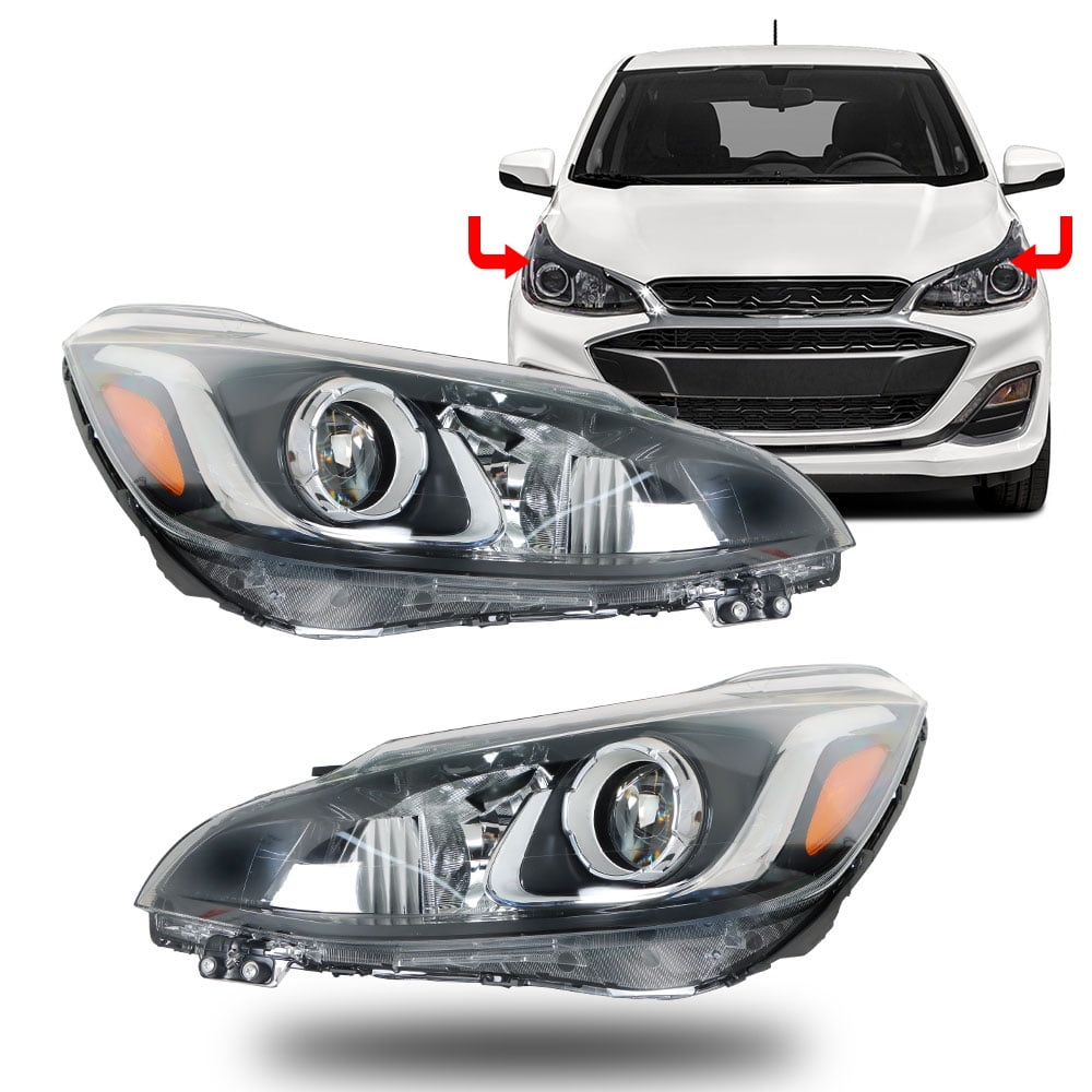 Headlight Assembly Replacement for 2019-2022 Chevy Spark Headlamp Set ...